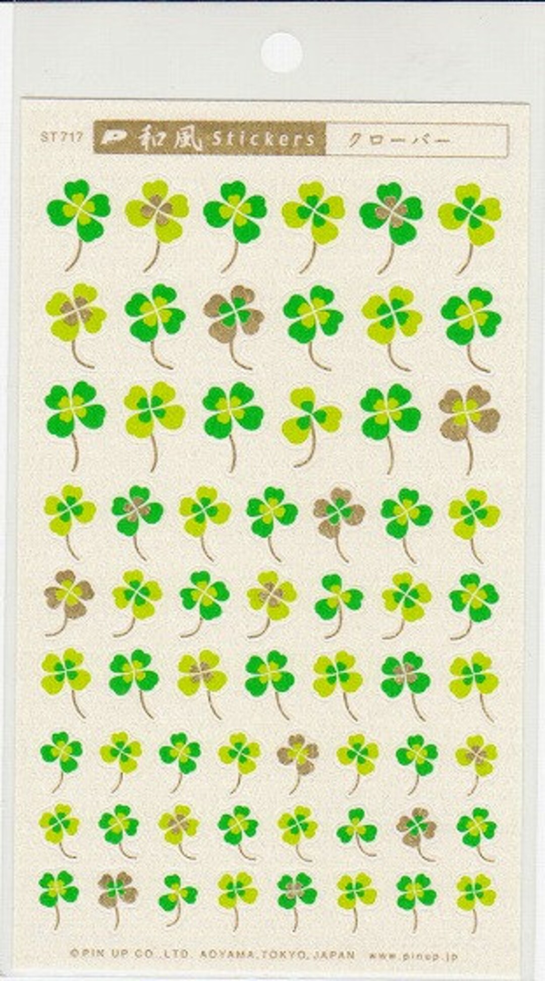 Lucky Clover Stickers - Paper Stickers - Reference #TK5734 - Etsy
