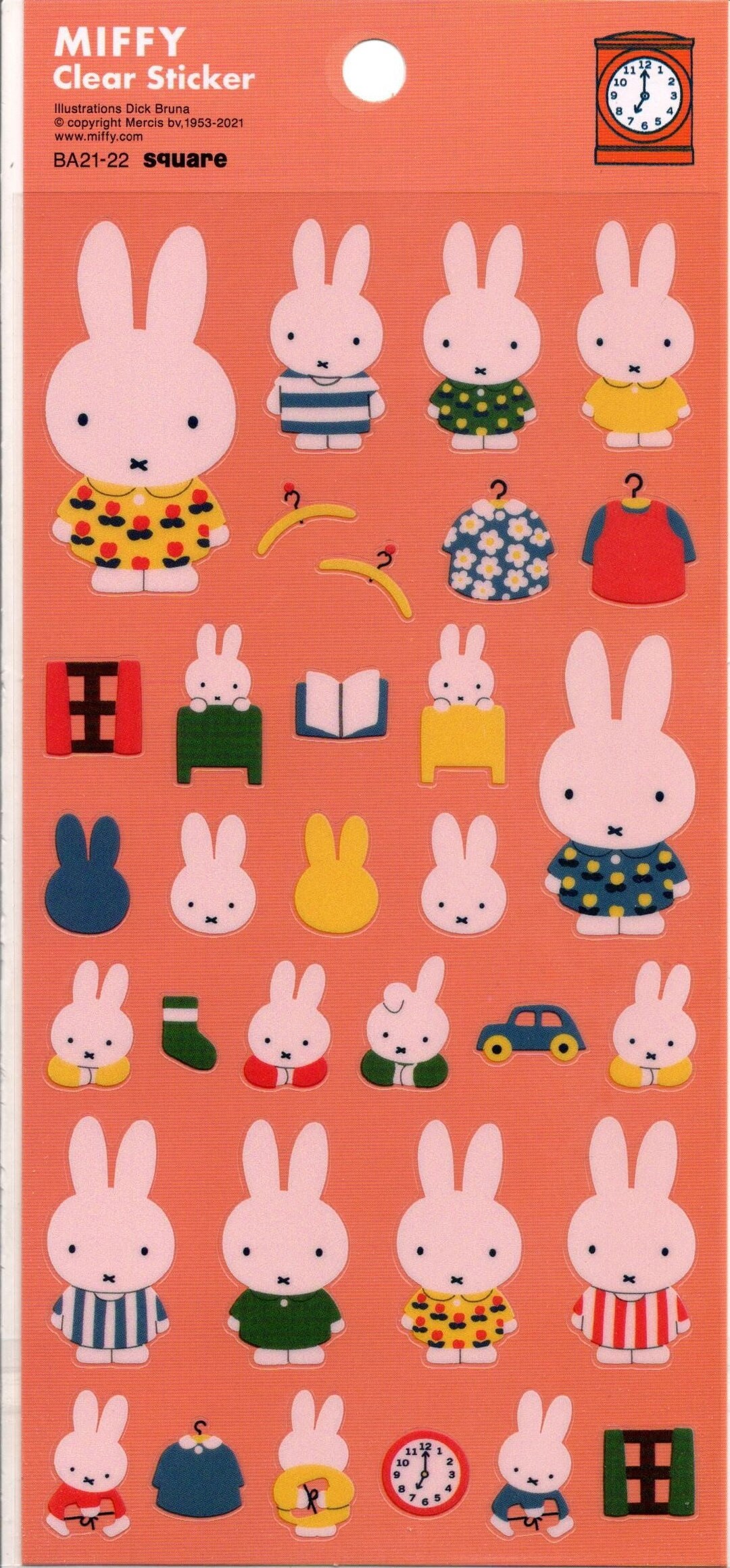 Miffy Stickers Reference A8130 - Etsy
