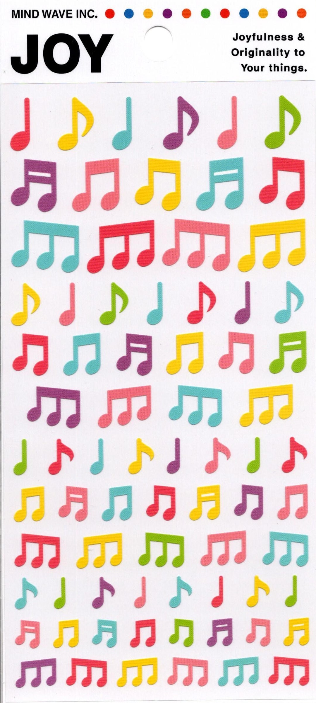 Music Note Stickers - Mind Wave Stickers - Etsy