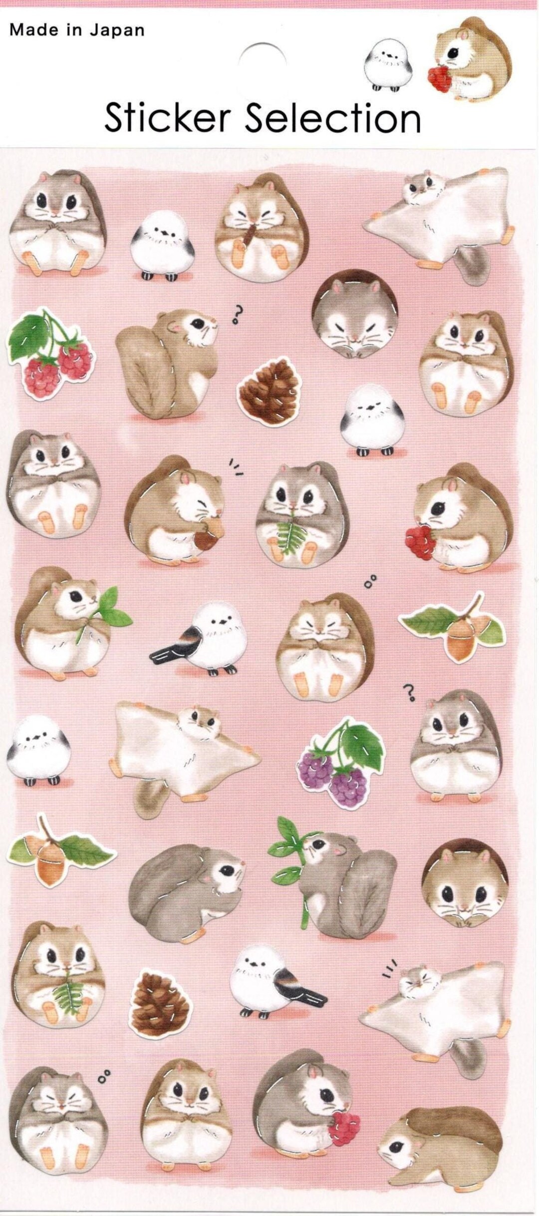 Flying Squirrel Stickers - Sugar Glider Stickers - Japanese Stickers - Etsy