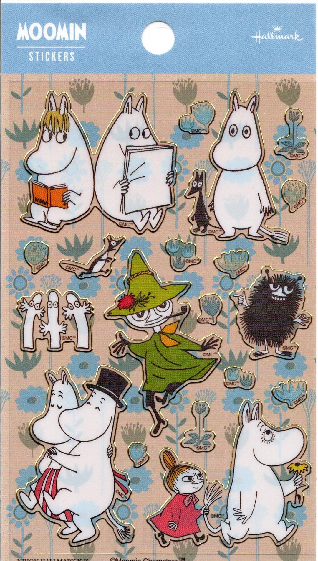 Moomin Stickers Hallmark Reference T7024 - Etsy