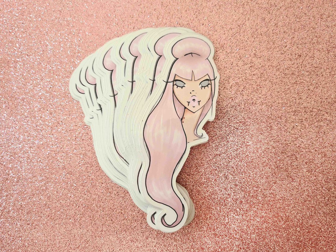 Vampire Vinyl Sticker, Halloween Sticker,die Cut Vinyl Sticker,laptop ...