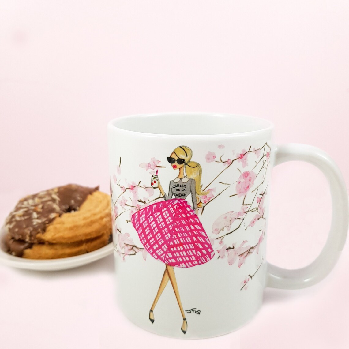 At a Corner of Paris Coffee Mug, Chic Coffee Mug, 11 Oz Fashion ...
