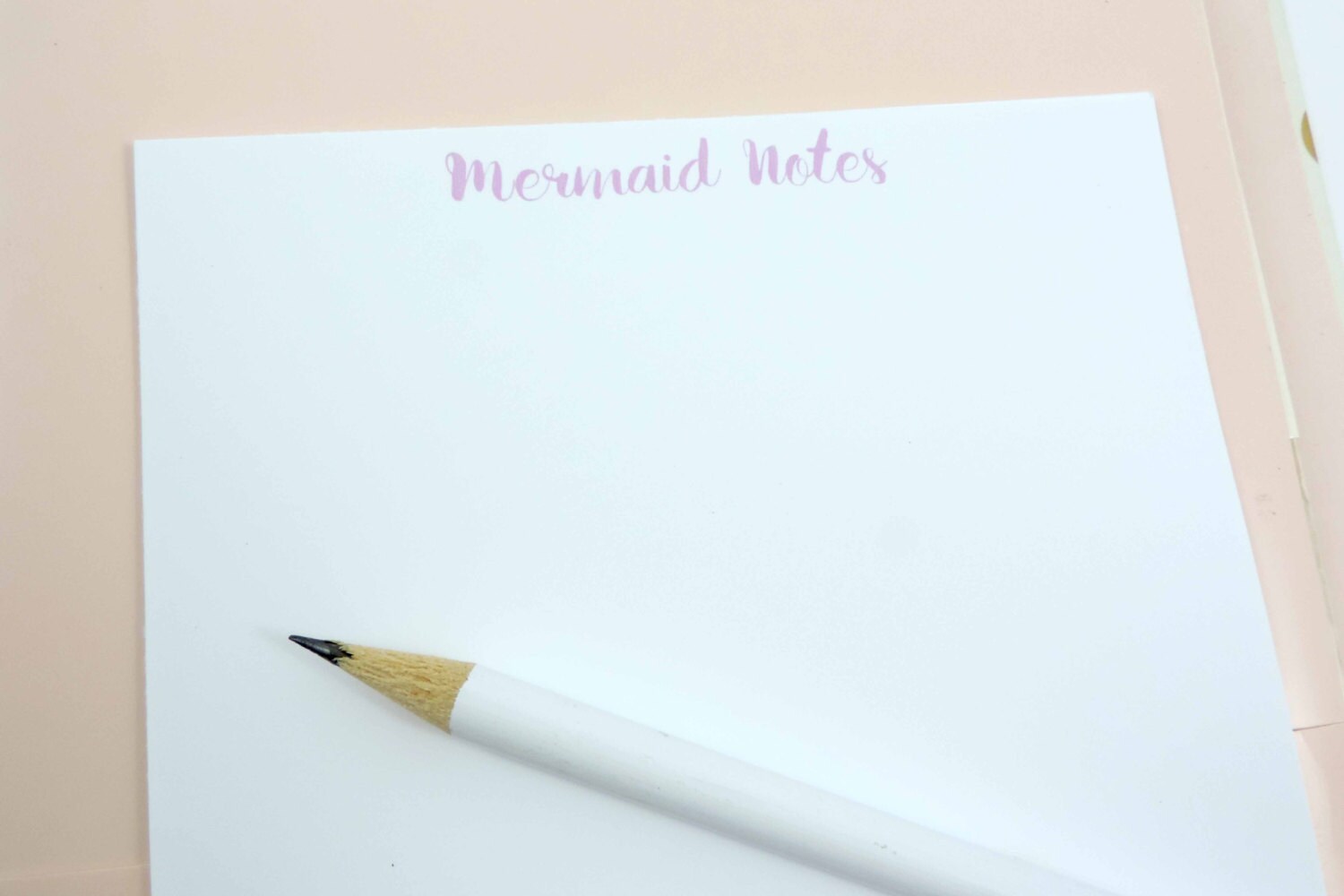 Mermaid Notes Notepad, Mermaid Stationery, Fashion Sketch Notepad ...