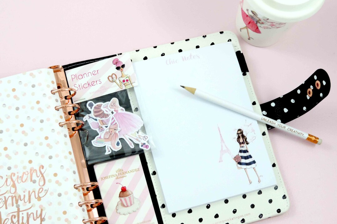 Chic Notes Fashion Illustration Notepad, Chic Notepad, Fashion ...