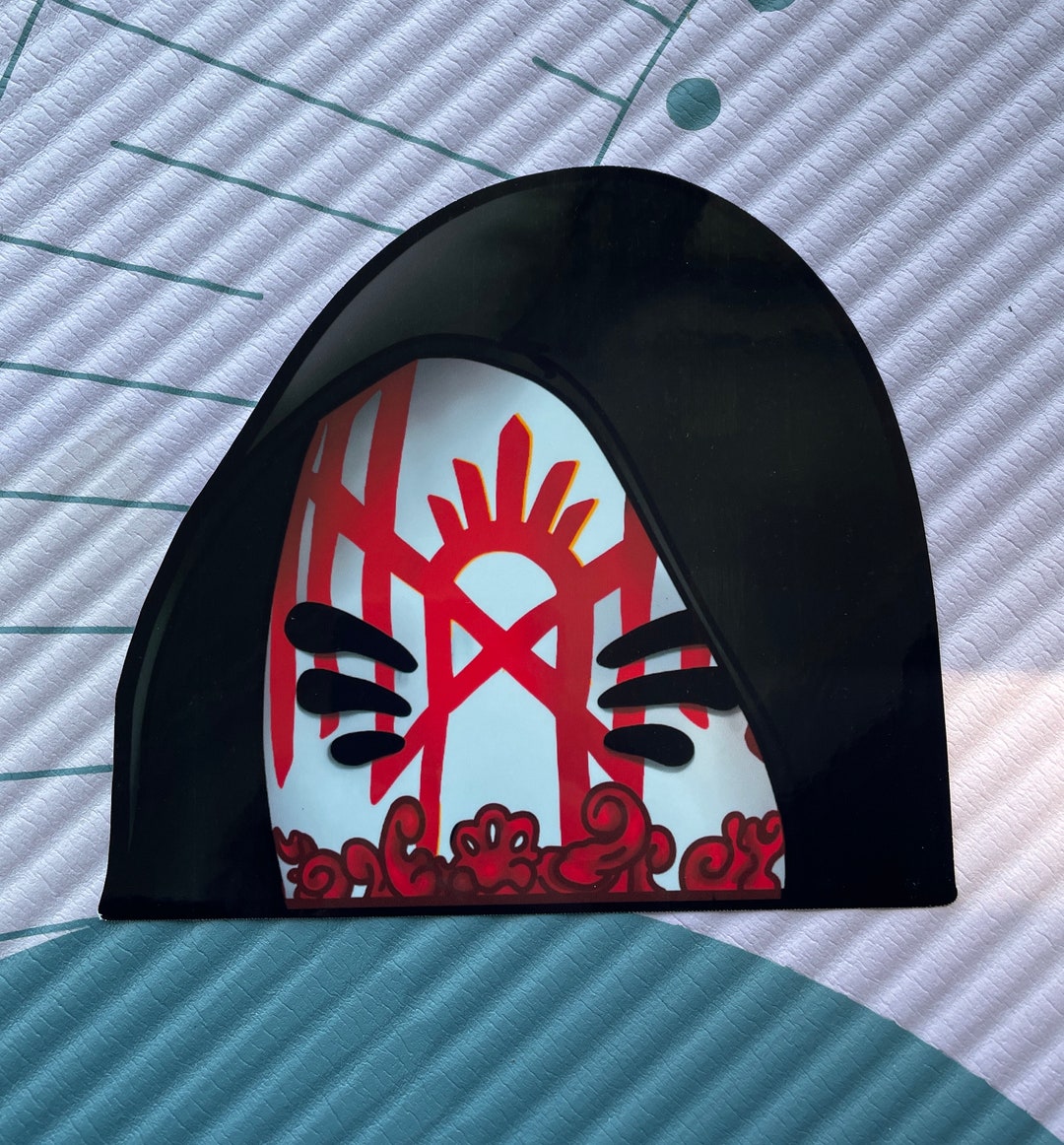 Vessel Inspired Peeker Sticker - Etsy