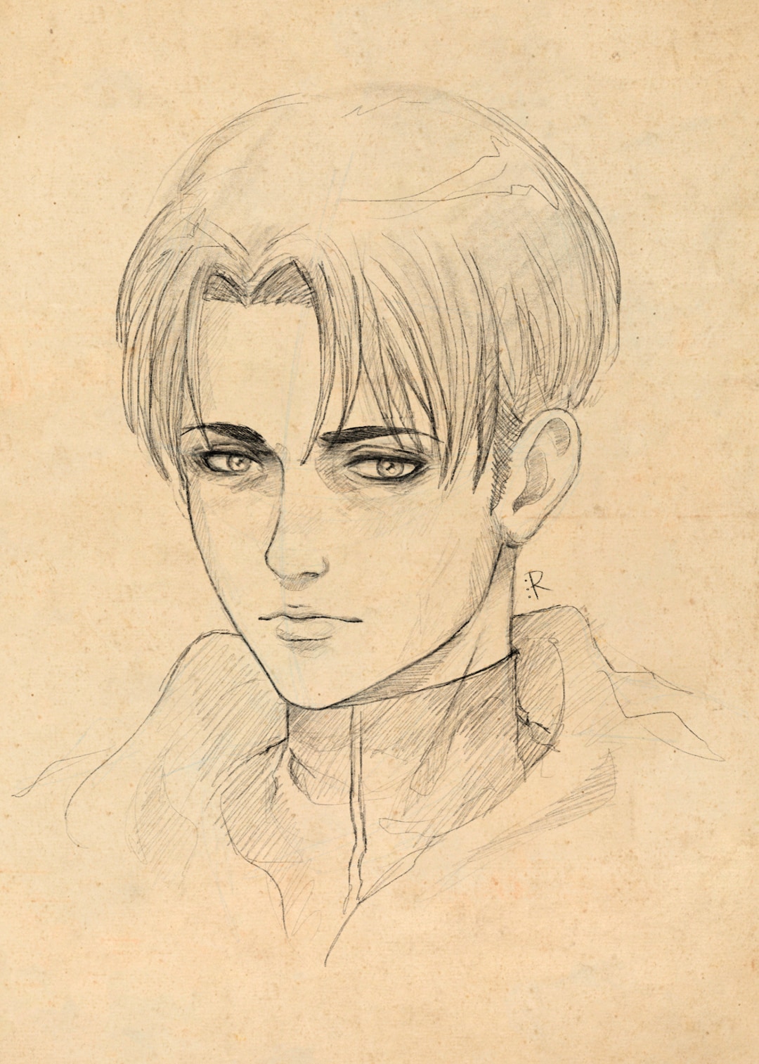 Anime Portrait Art Print 5x7in - Etsy