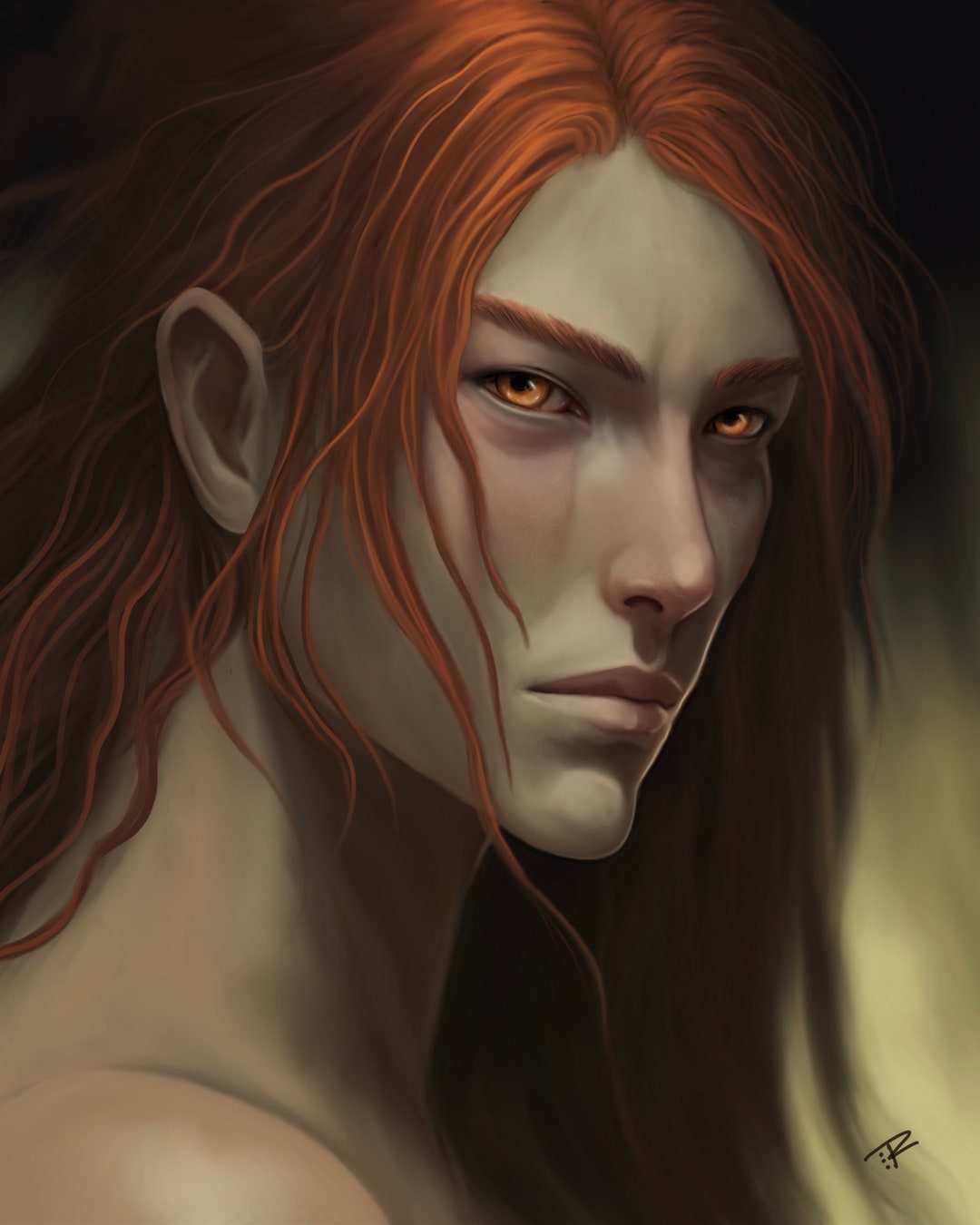 Illustration Inspired by Radagon From Elden Ring 5x7in or 8x10in - Etsy