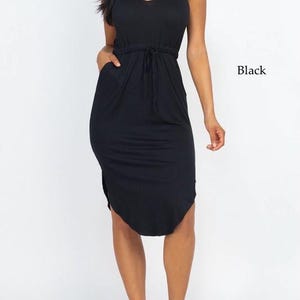 Brooke Sleeveless Pocket Dress: Comfy Casual Style - Etsy