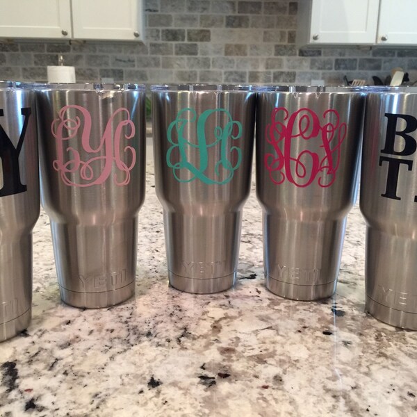 Yeti Monogram - Etsy