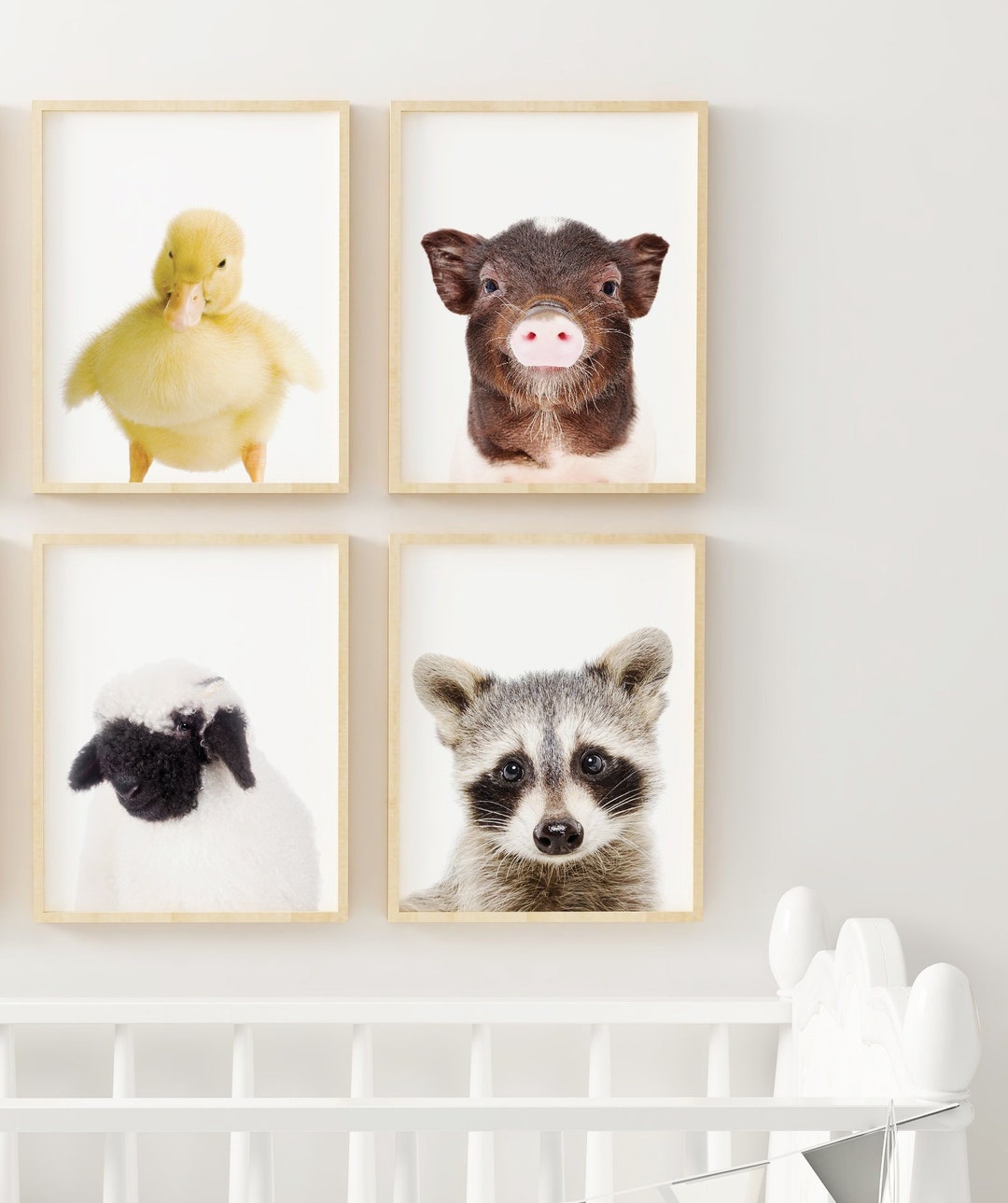 Farm Animal Prints, Nursery Wall Art, PRINTABLE Art Set, Farm Animals ...