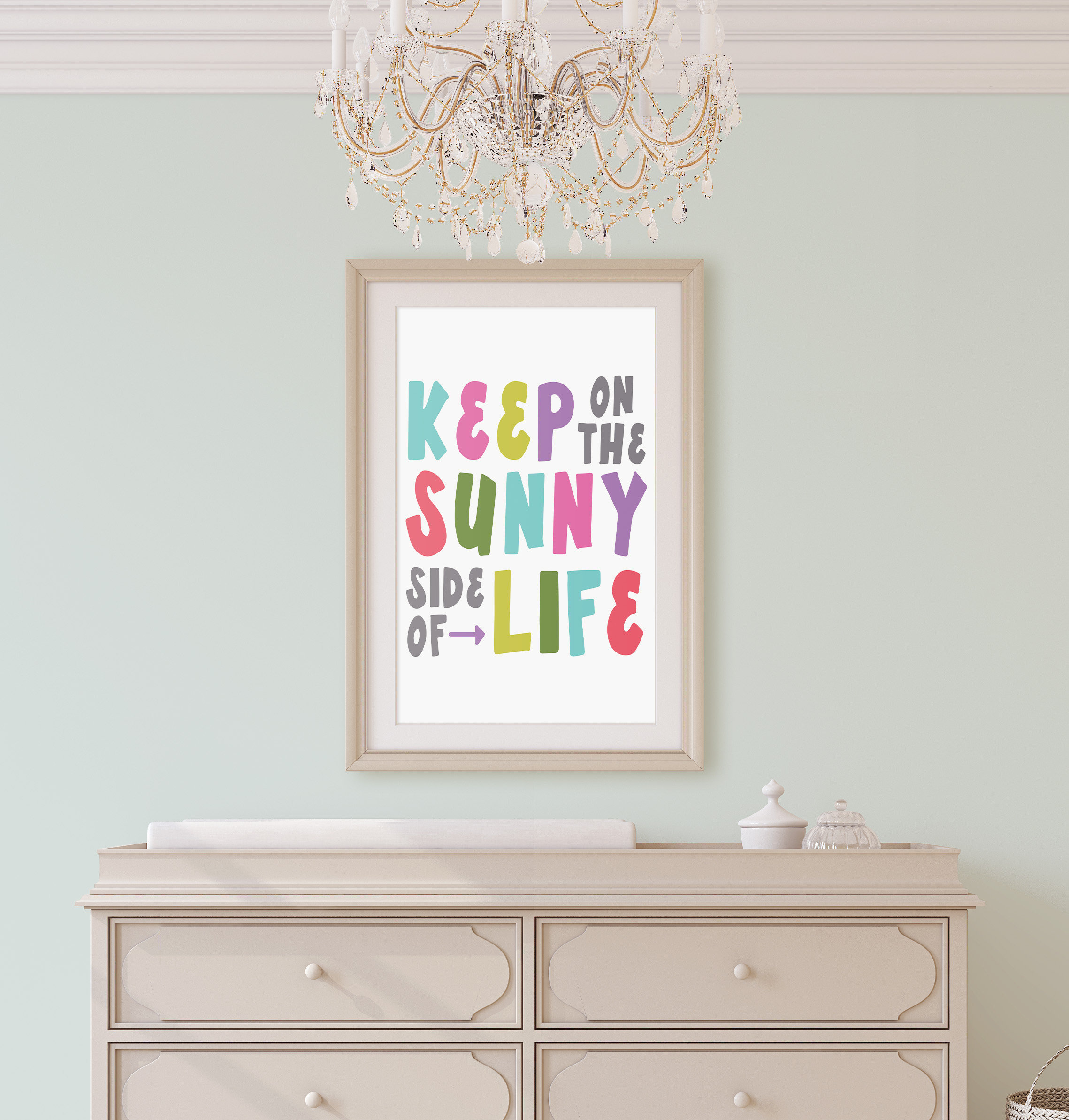 Keep on the Sunny Side of Life PRINTABLE Artinspirational - Etsy