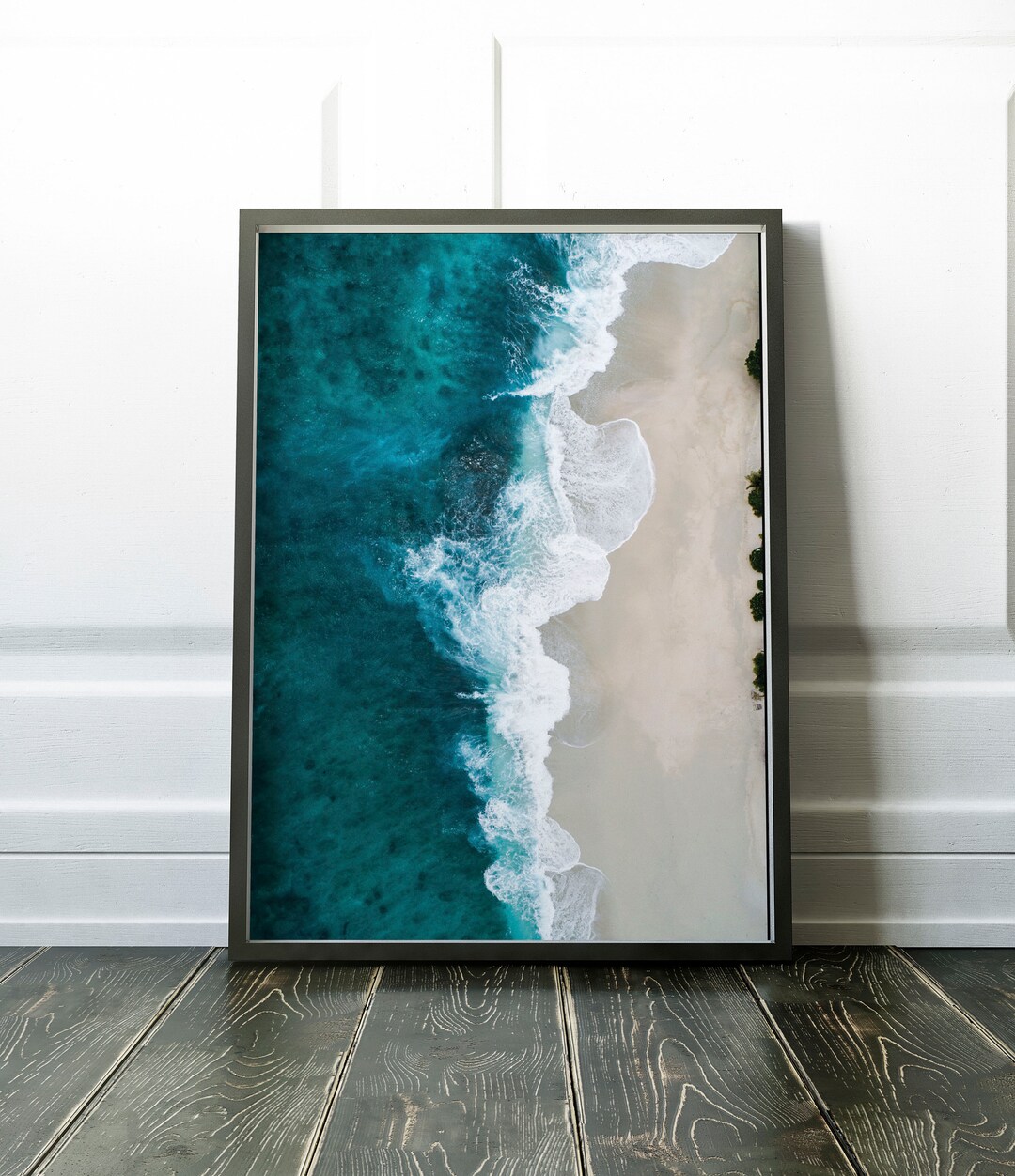 Ocean Print, Large Ocean Art Print, Oceanic Photography, Teal Blue Sea ...