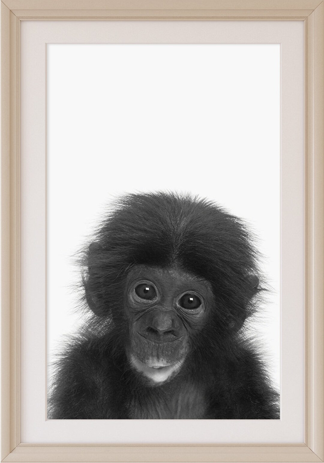 Monkey Print, Monkey Printable, Nursery Wall Art, Safari Animal Prints ...