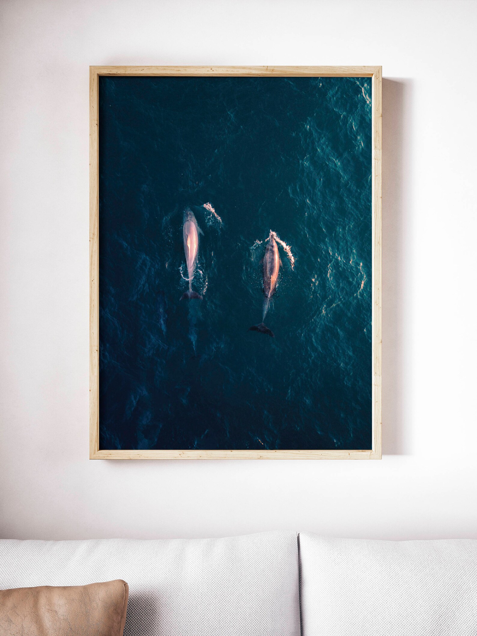 Dolphin Print, Ocean Print, Ocean Photography, Ocean Art Print, Digital ...