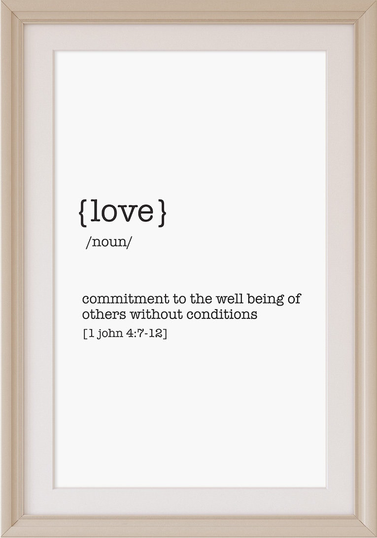 Love Print Love Definition Poster Love Dictionary Print - Etsy