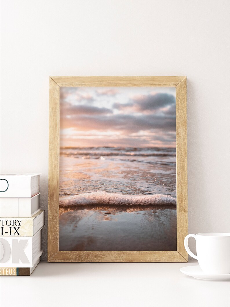 Beach Wall Art Print, Coastal Photography, Printable Digital Download ...