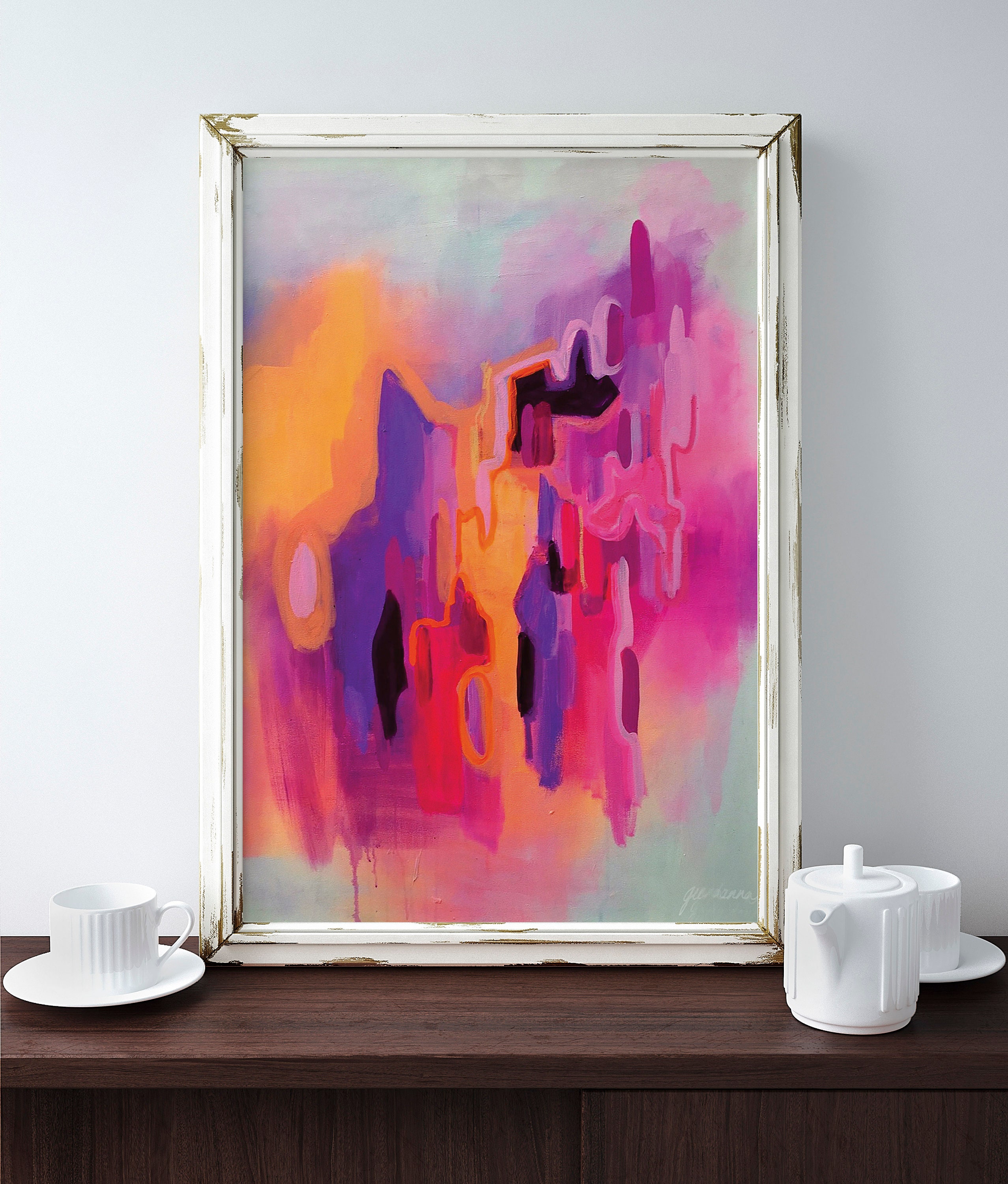 Abstract art print Large Scale Art abstract print Large | Etsy