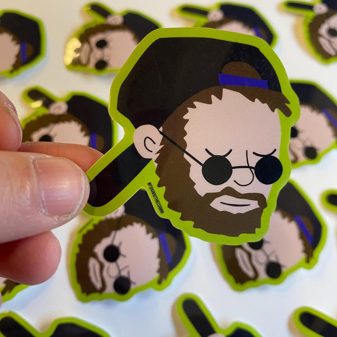 Goose the Band Cotter Face Sticker - Etsy
