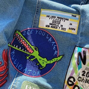 Ticket Stub Patch! Custom Ticket Embroidered Patch, Choose Your Own ...