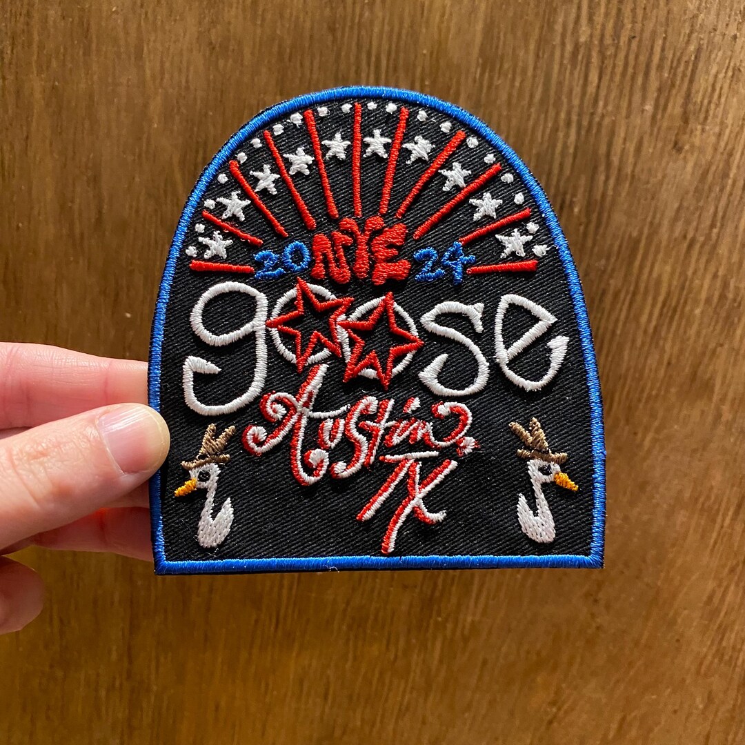 Goose the Band Austin Texas New Years Eve 2024 Day of Show Embroidered ...