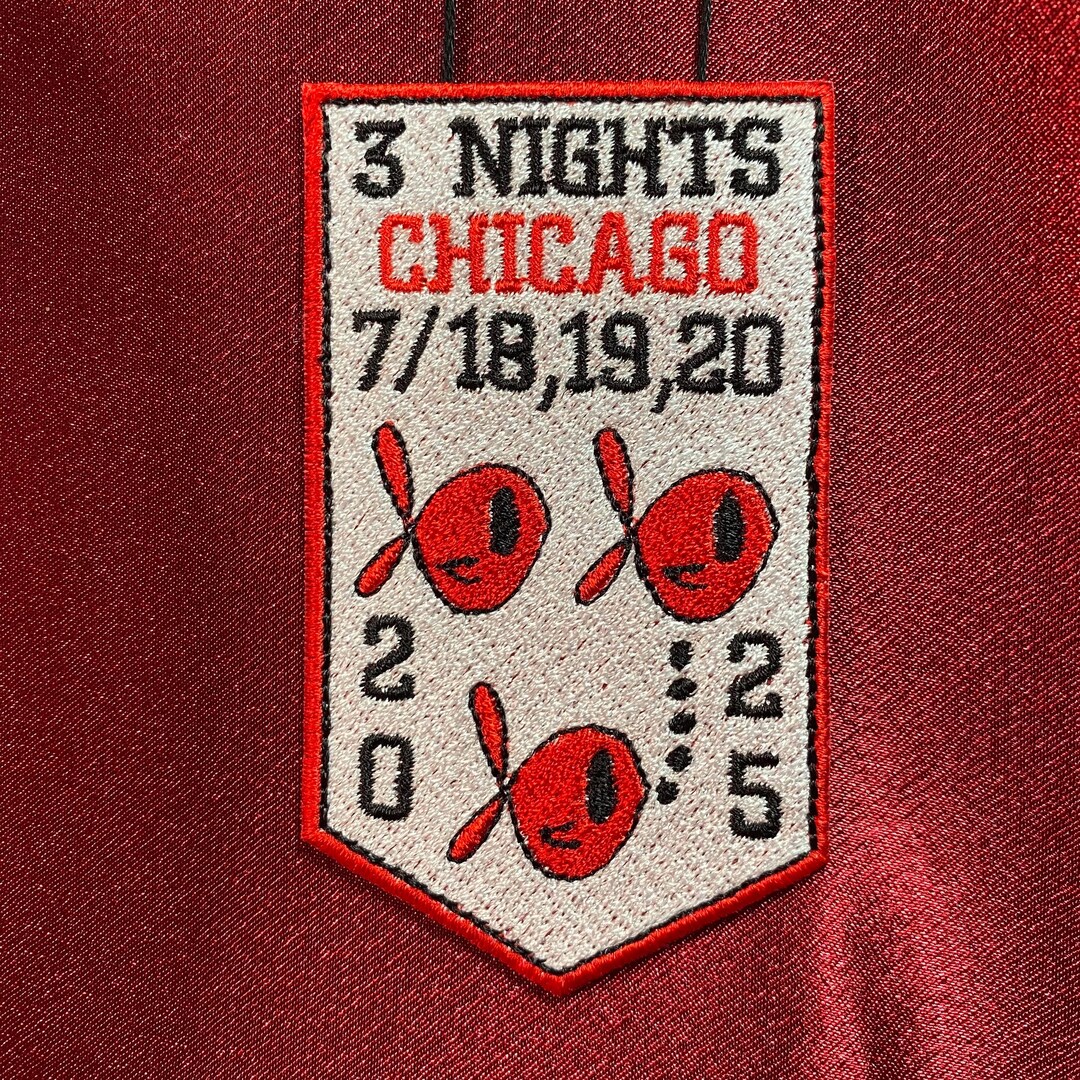 Chicago Phish Show Patch July 2025 Summer Tour Embroidered Patch Red ...