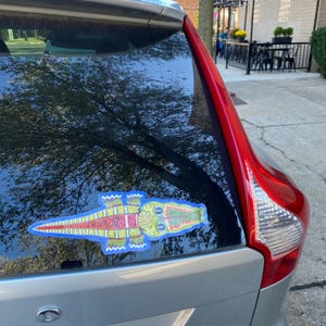 Jumbo King Gizzard and the Lizard Wizard Alligator Cute Sticker Glossy ...