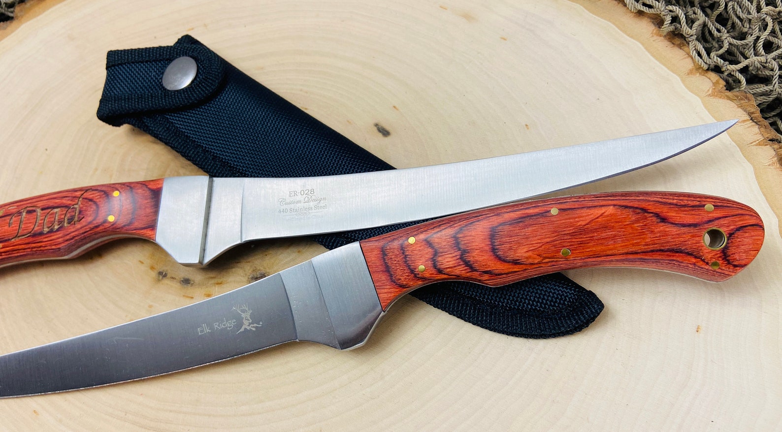 Personalized Fillet Knife and Sheath: Engraved Gift for Fishermen - Etsy