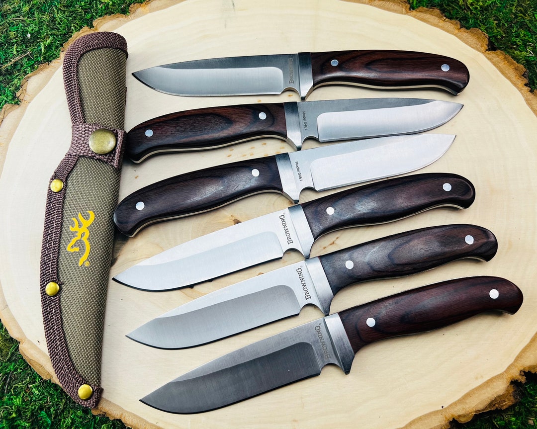 Set of 6 Personalized Browning Hunting Knives: Groomsmen Gifts - Etsy