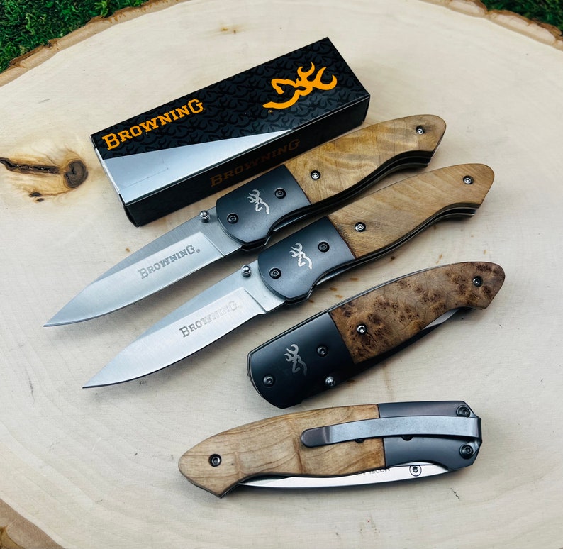 Custom Engraved Browning Pocket Knife, Groomsmen Gift Idea - Etsy
