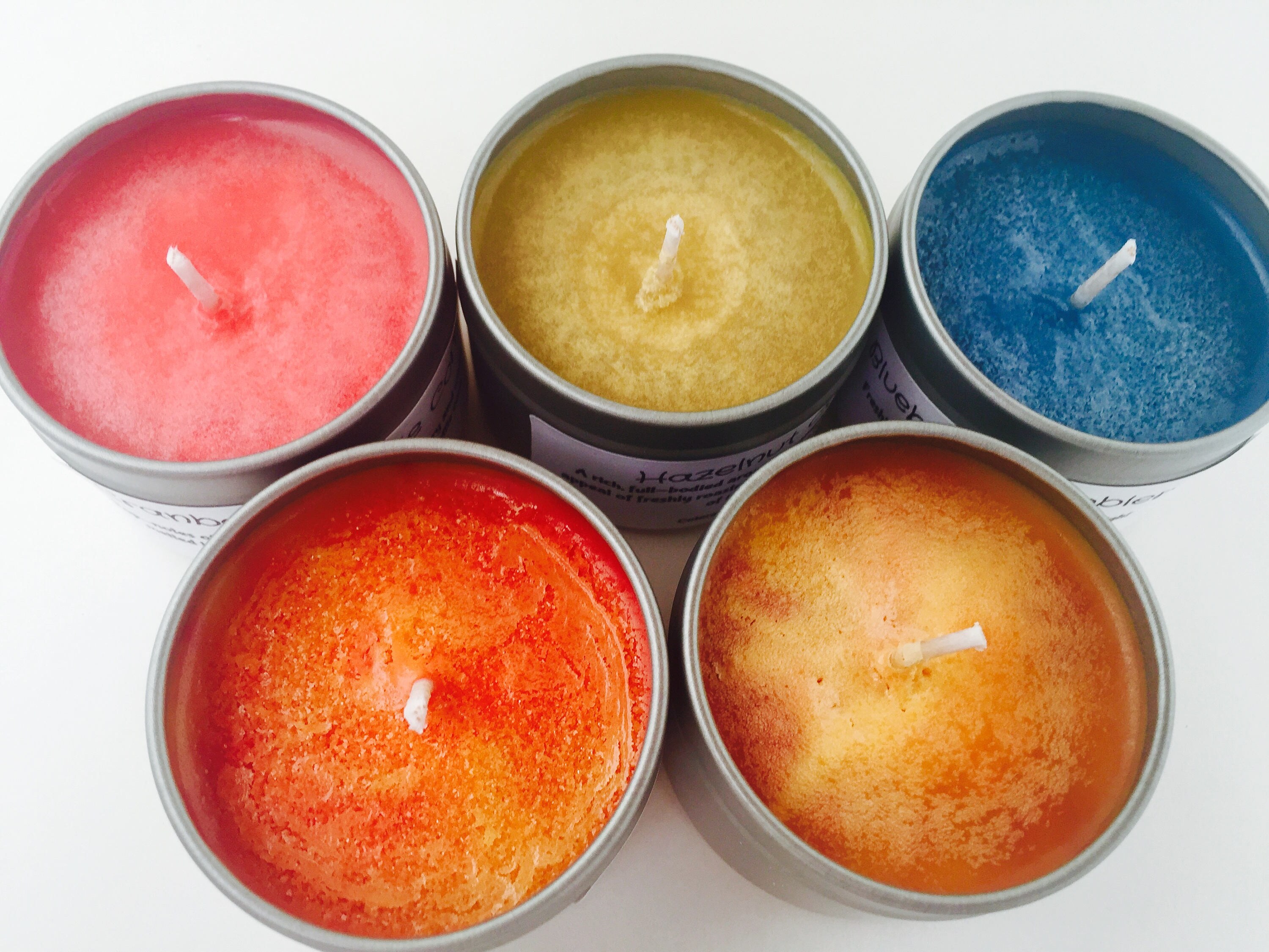 SAMPLE CANDLES 2oz Soy Candle. Tin Candle. Pick 5. Small | Etsy