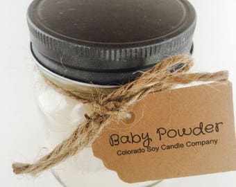 Baby Powder Scented Candle Blended Soy Candle Baby Scent - Etsy