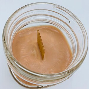 SNICKERDOODLE Wood Wick 8oz Soy Candle. Mason Jar Candle. Crackle ...