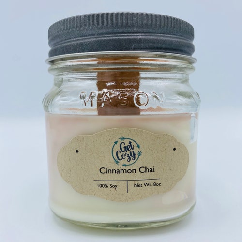 FALL FESTIVAL Wood Wick 8oz Soy Candle. Mason Jar Candle. - Etsy