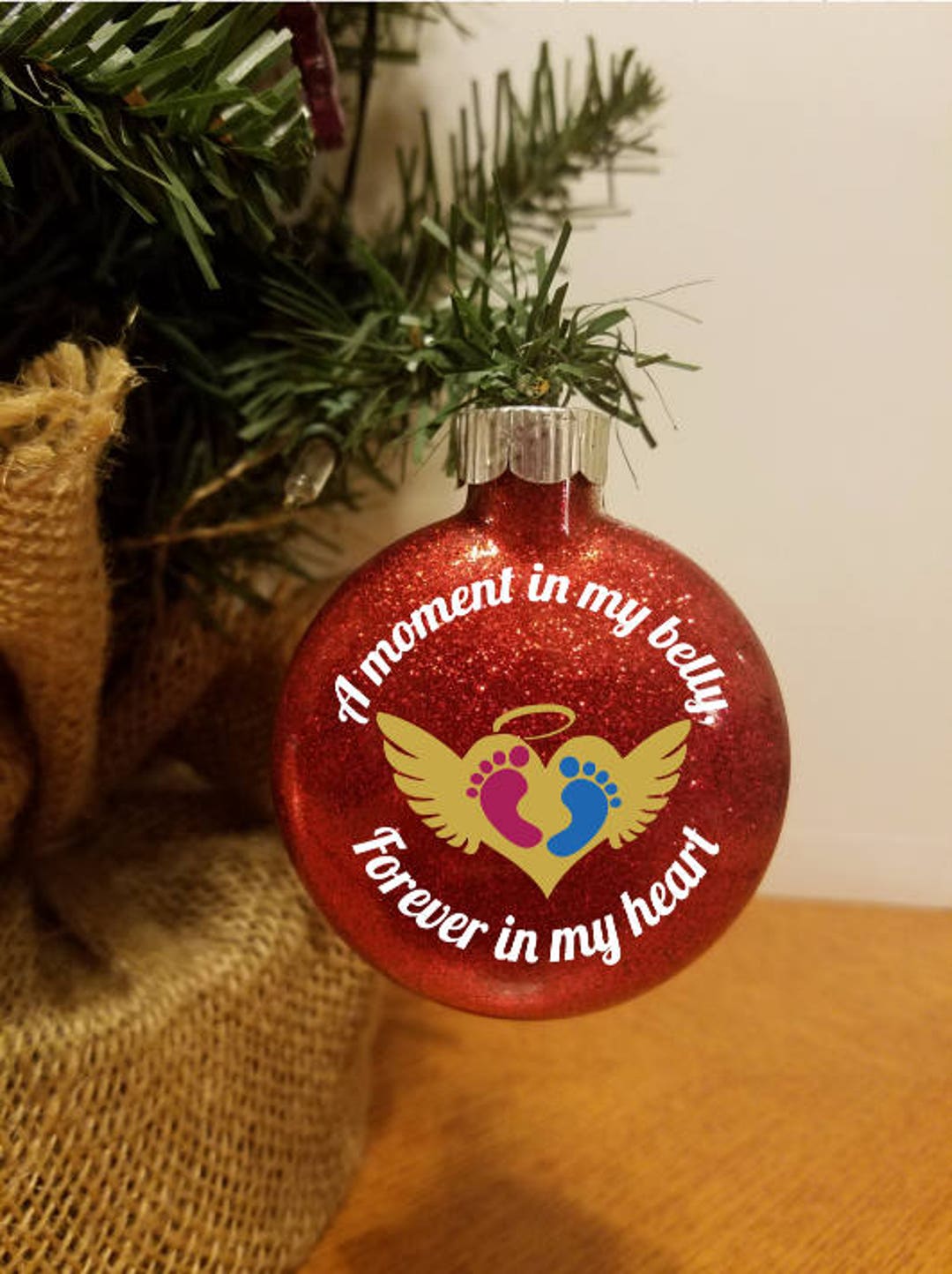 Pregnancy Loss, Miscarriage Gift, Christmas in Heaven, Baby Loss ...
