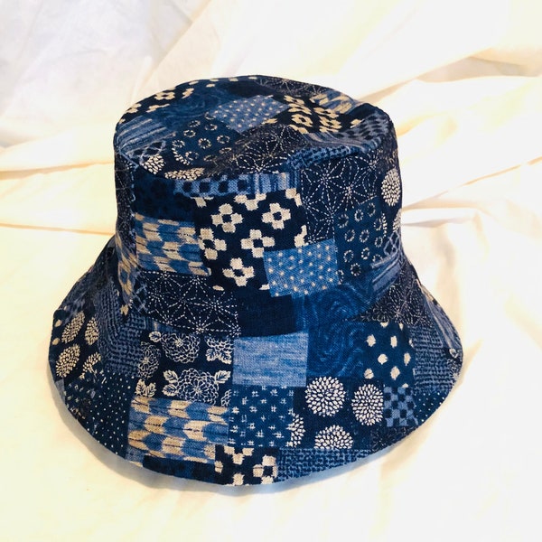 Patchwork Bucket Hat - Etsy