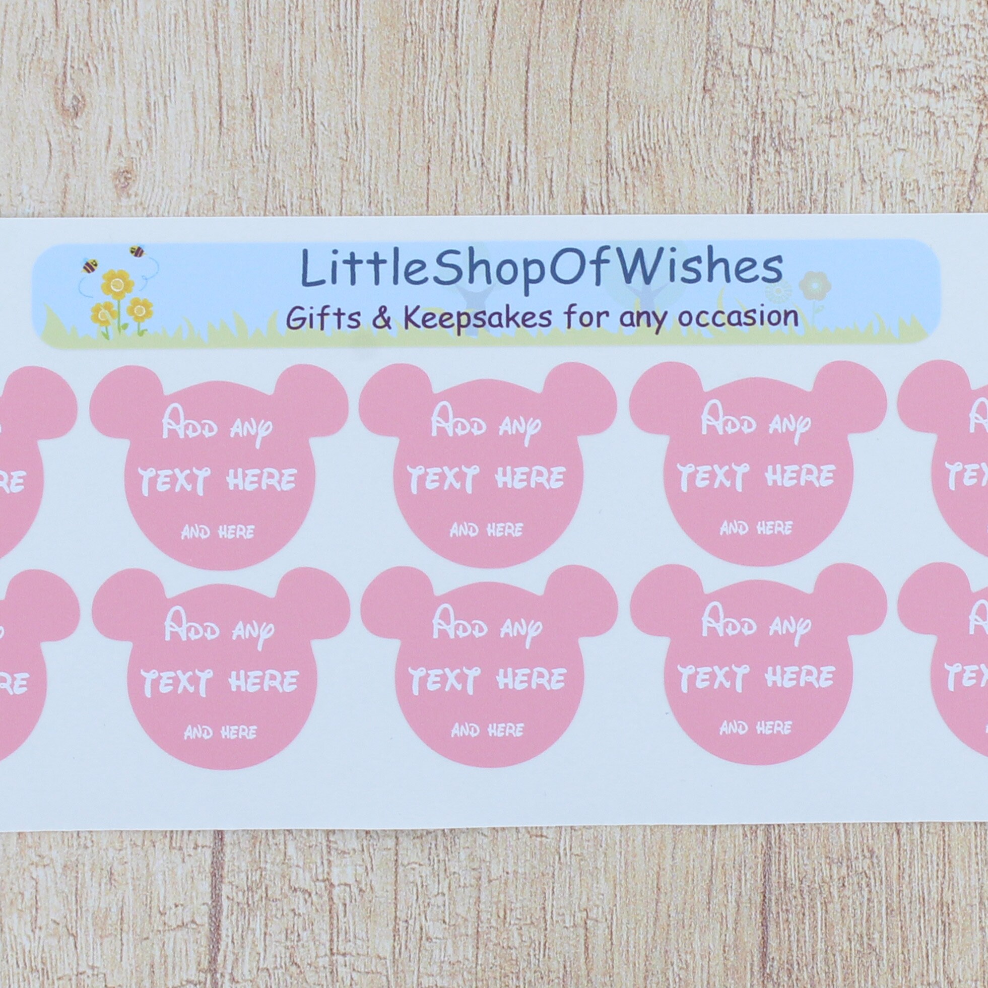 Fairy Tale Mouse Stickers Fairy Tale Wedding Mouse Head - Etsy UK