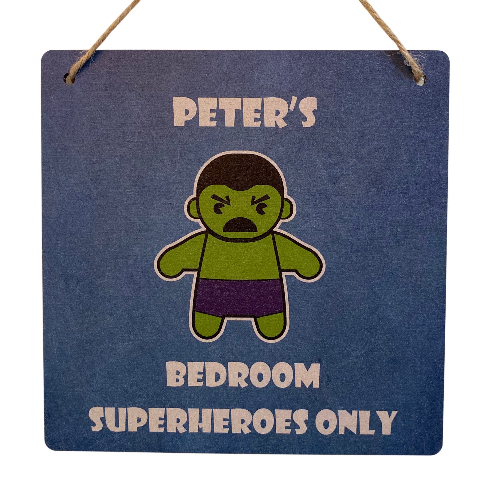 Superhero Boys Bedroom Door Signs Personalised Name Gift Wall | Etsy
