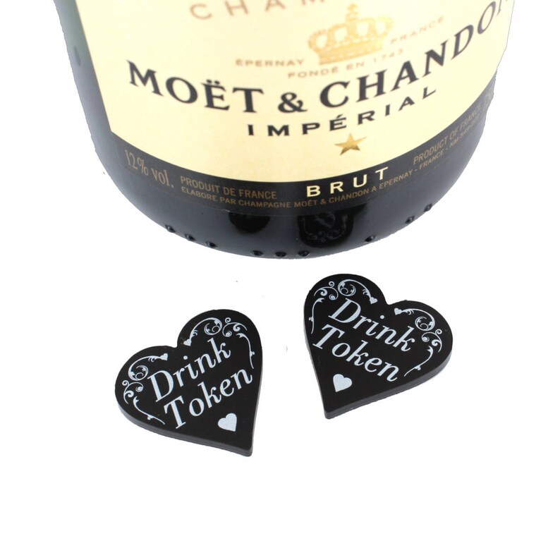 Drink Tokens Wedding Reception Party Favours Free Bar Event | Etsy