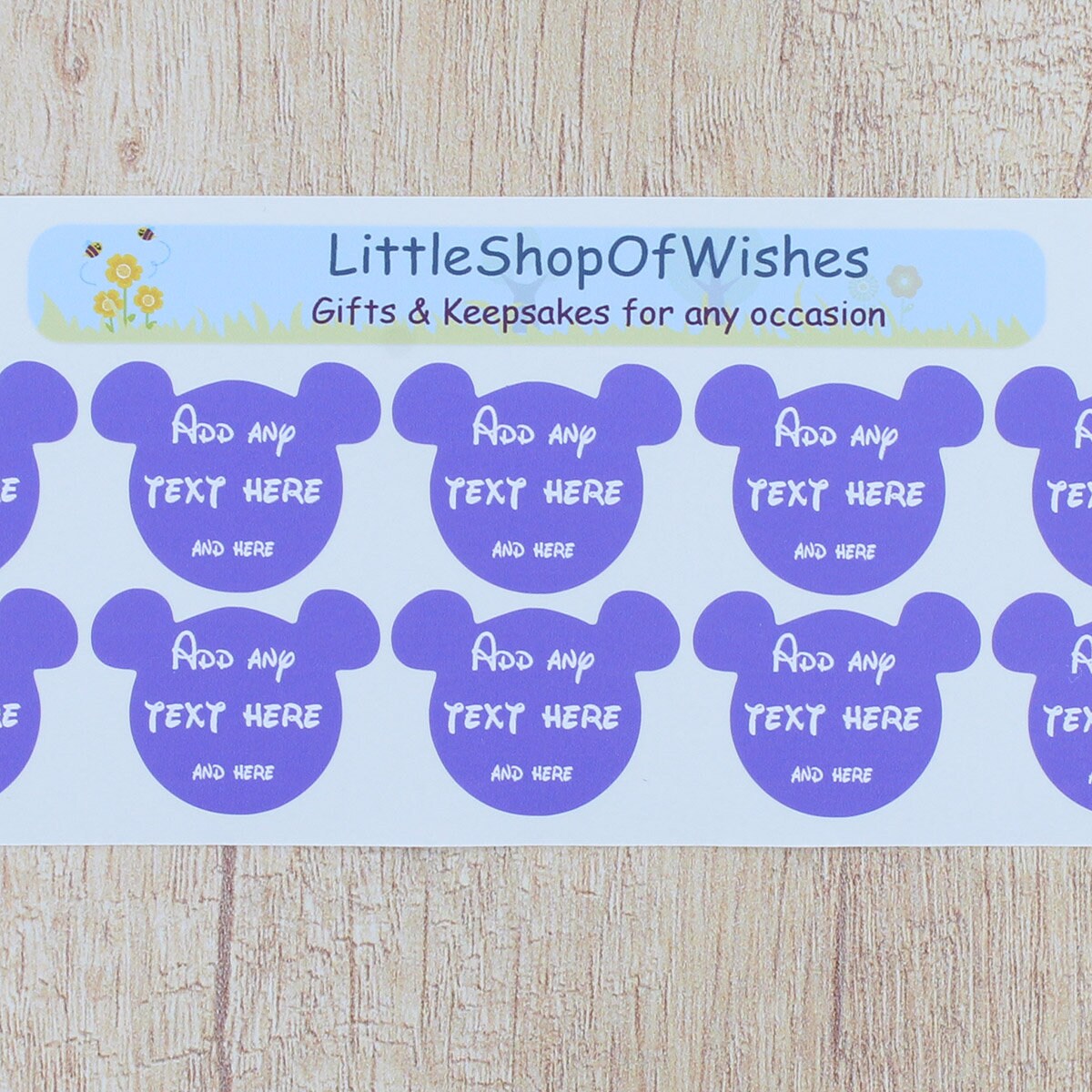 Fairy Tale Mouse Stickers Fairy Tale Wedding Mouse Head - Etsy UK