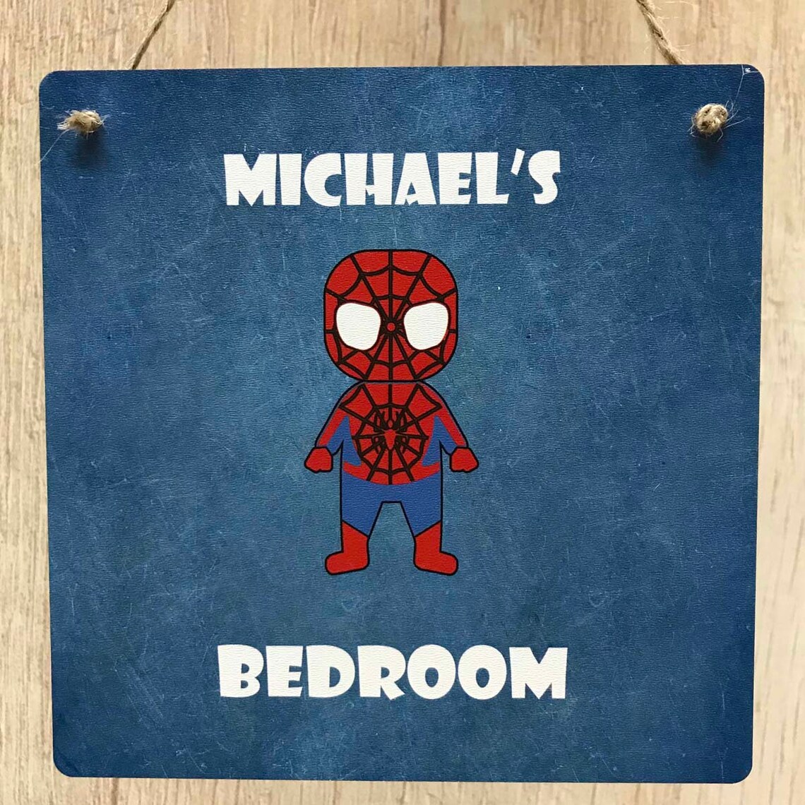 Superhero Boys Bedroom Door Signs Personalised Name Gift Wall | Etsy