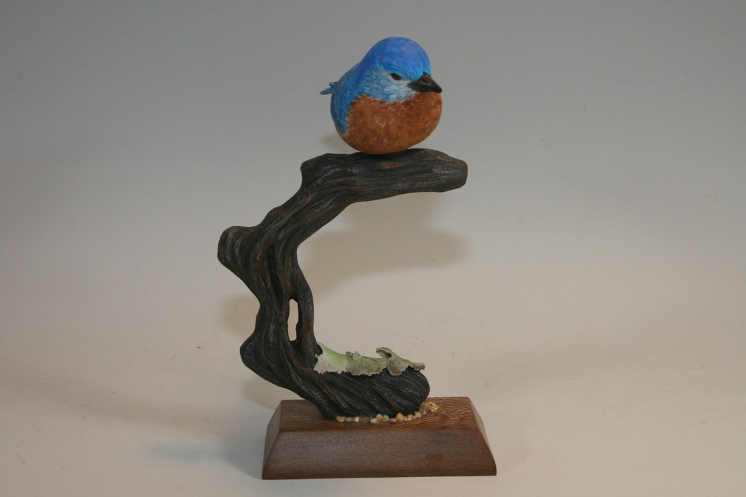 Eastern Bluebird Bird Carving - Etsy