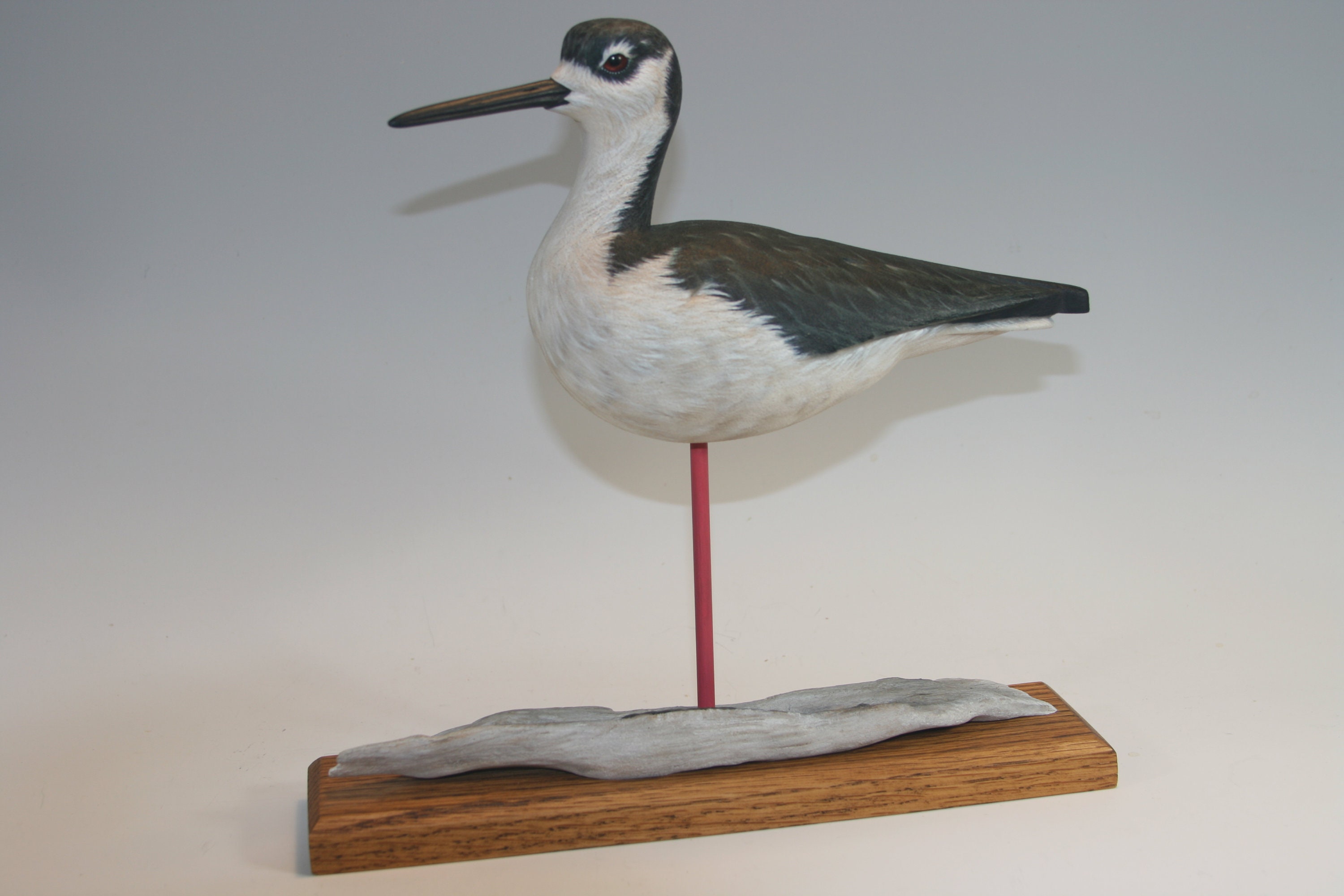 Black-necked Stilt Shorebird Carving, Decoy, Bird Art, - Etsy
