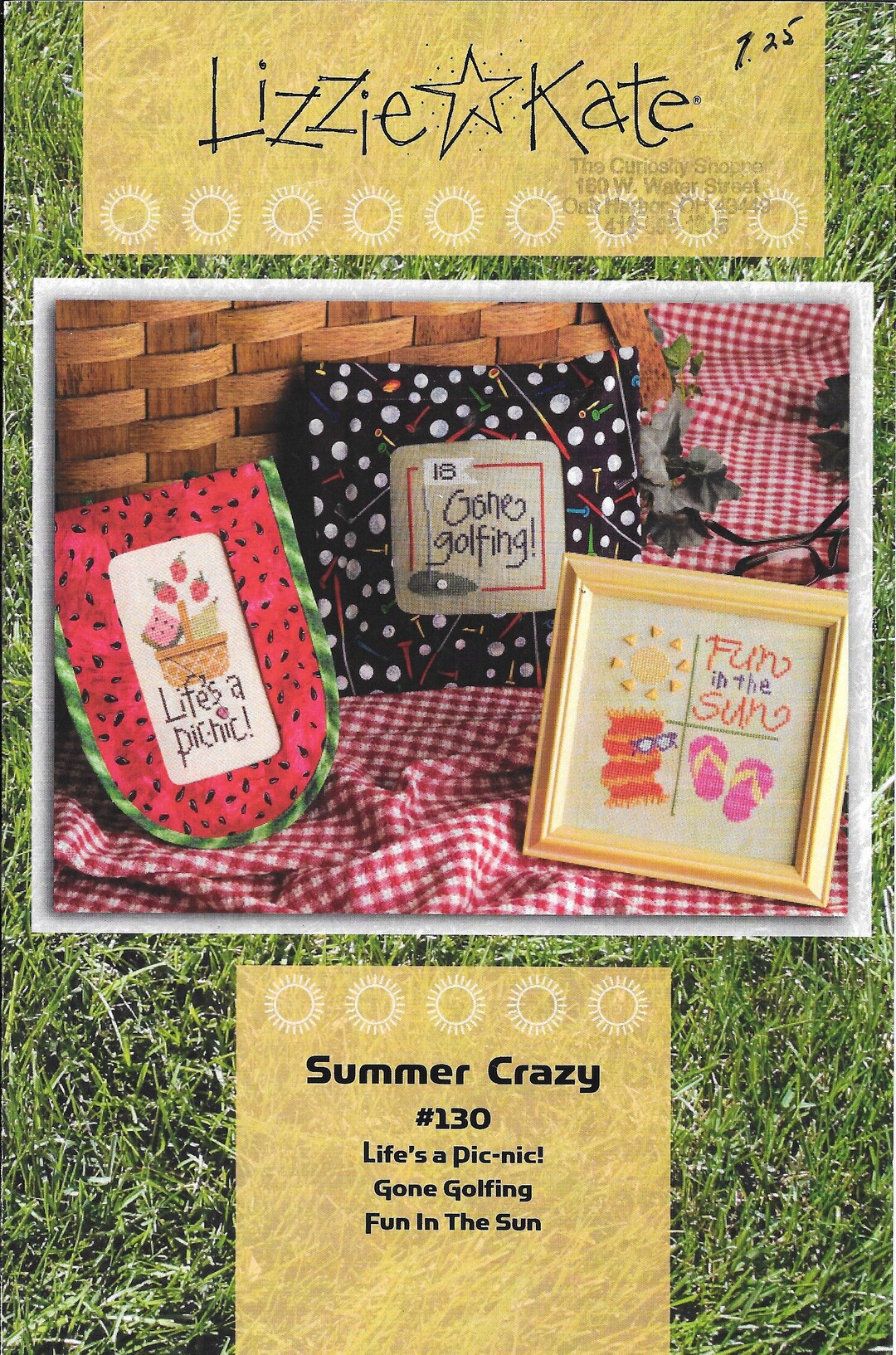 Lizzie Kate summer Crazy Cross Stitch Chart 130 - Etsy
