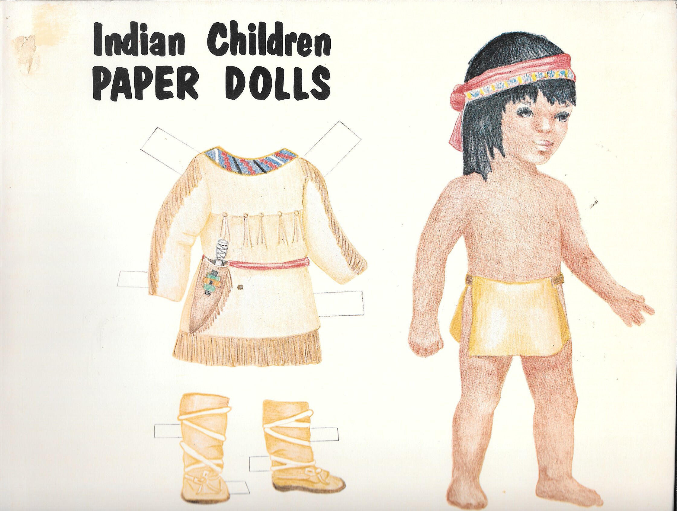 RARE Indian Children Paper Doll Book / the Museum of New Mexico Press ...