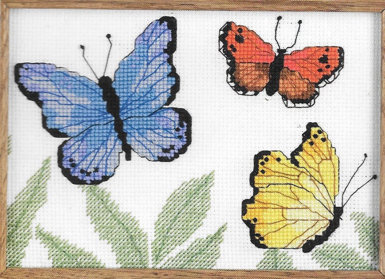Designs for the Needle butterflies Cross Stitch Kit 5116 SEALED - Etsy