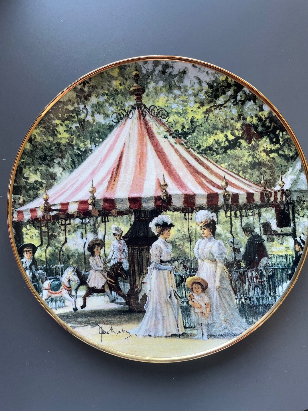 Wedgewood Fine Bone China Plate the Summer Carousel - Etsy