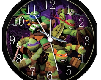 Ninja Turtles Clock - Etsy
