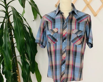 Plaid Cowboy Shirt - Etsy
