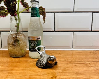 Vintage BMF Bird Bottle Opener: Silver Sparrow Barware - Etsy